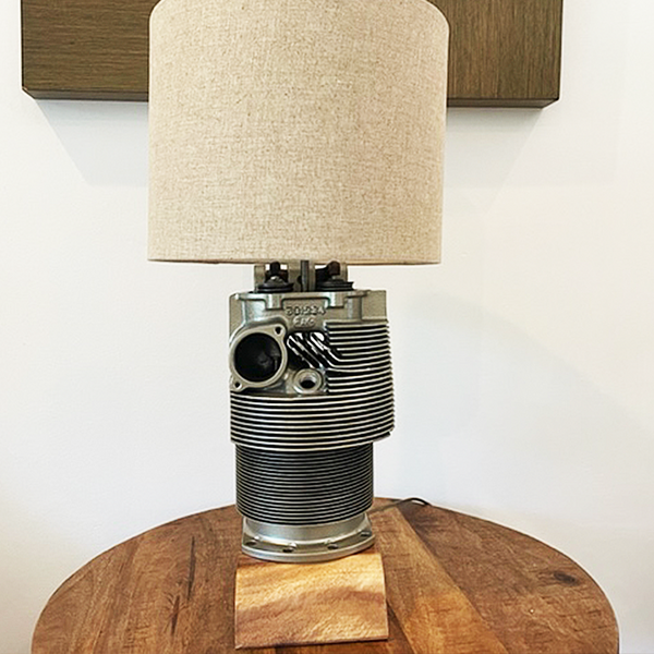 BRASS CONTINENTAL AIRCRAFT CYLINDER LAMP – FuselArt